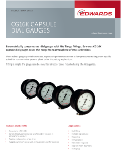 Mechanical Vacuum Gauges and Switches